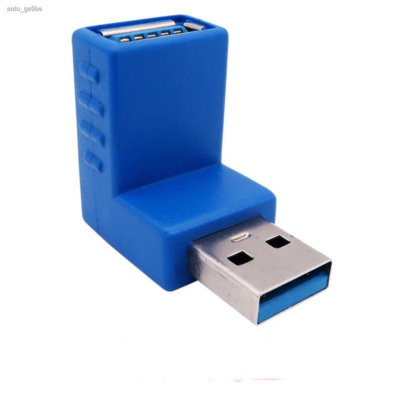 90 Degree Left Right up down Angled USB 3.0 A Male To Female Adapter ...