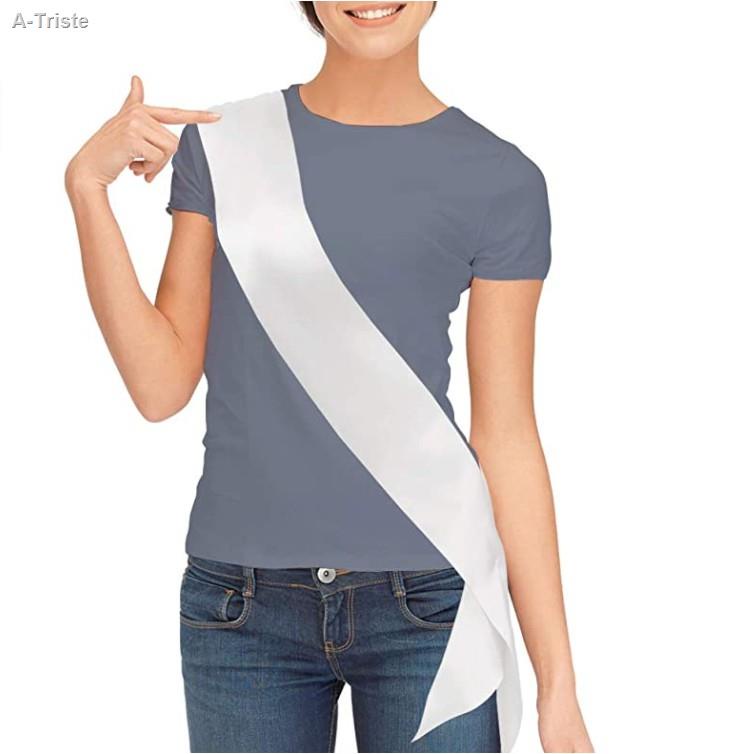 Blank Satin Sash DIY Make Your Own Sash Birthday Party Wedding Hen ...