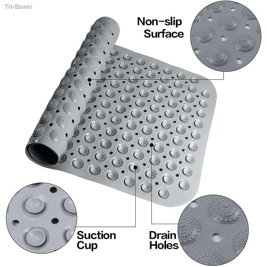 PVC Bathroom safety non slip shower pad Multiple powerful suction cup ...