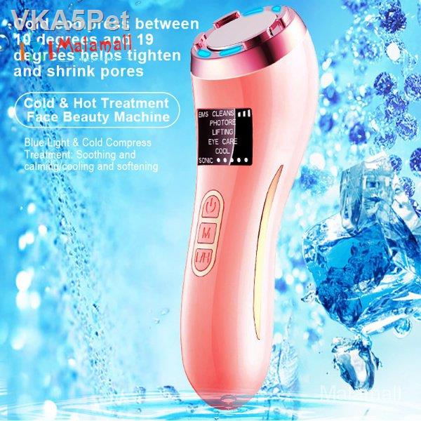 7 In 1 Skin Lifting Hifu Micro Current Facial Massager Hot & Cold ...