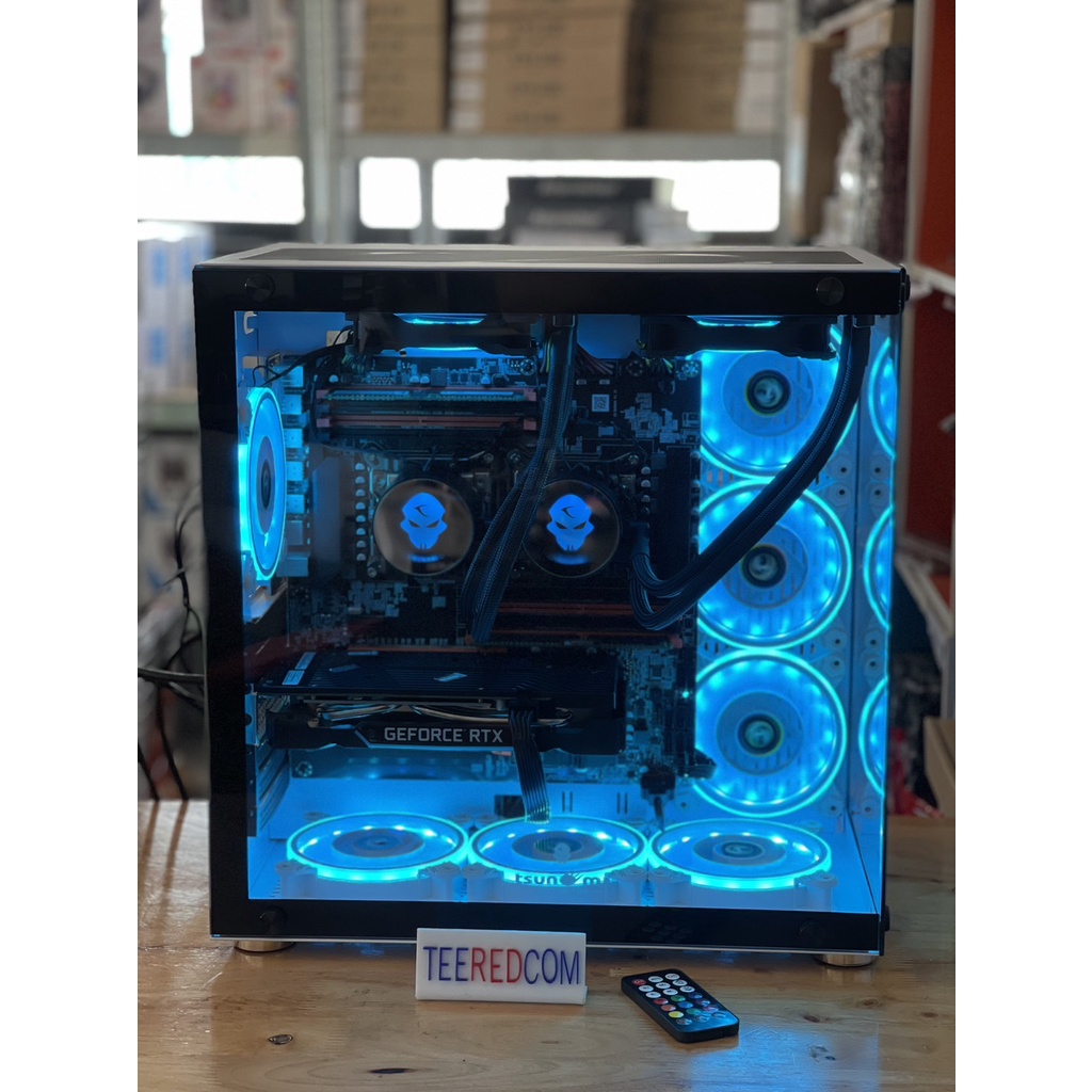 คอมประกอบ ตัดต่อ ปล่อยบอท 2 CPU intel xeon E5 2699v3 X2 36c/72t/Ram ...