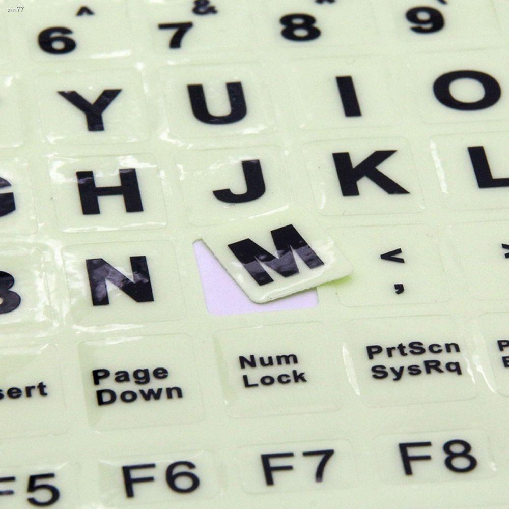 ۩GLENES Backlight Keyboard Sticker General Full Keyboard Fluorescent ...