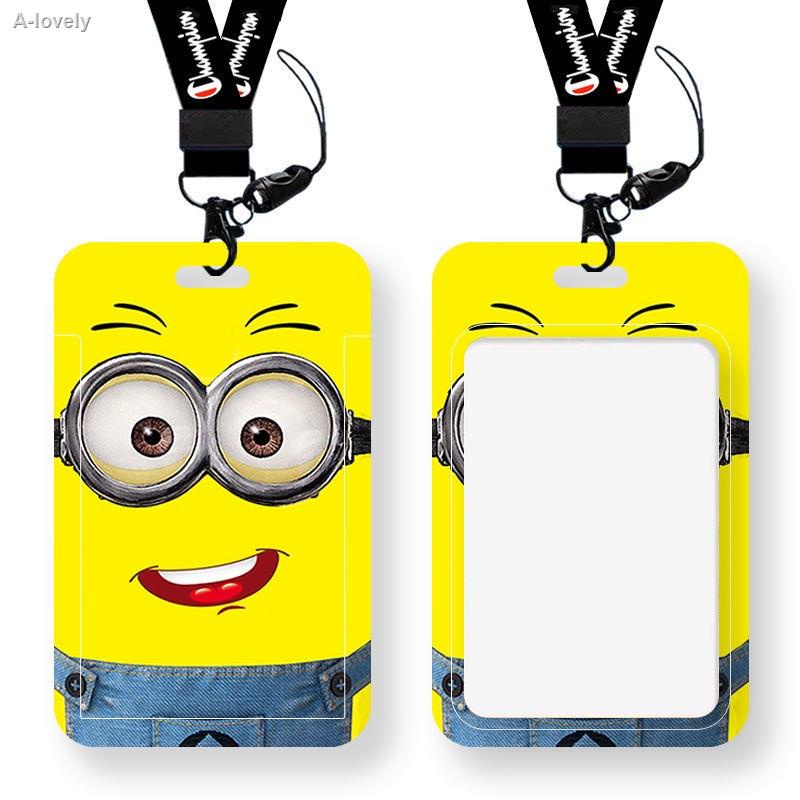 Minions Minion ID Card Holder Lanyard School Id Subway Bus Card Student ...