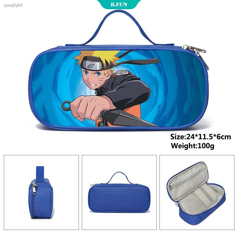 Anime Naruto Sasuke Hatake Kakashi 3D Printing Pencil Case Zipper ...