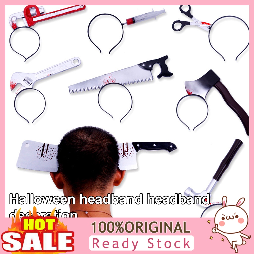 [B_398] Halloween Scary Headbands High Wear Resistant Costume Through ...