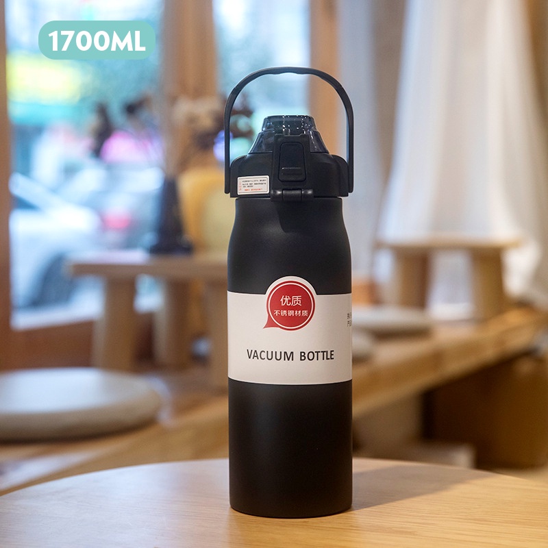 J072 กระติกน้ำ ขวดนำ้ 1.3L/800ml/1.7L แท้งค์สแตนเลส 316 กระติกน้ำเก็บความร้อน | Shopee Thailand