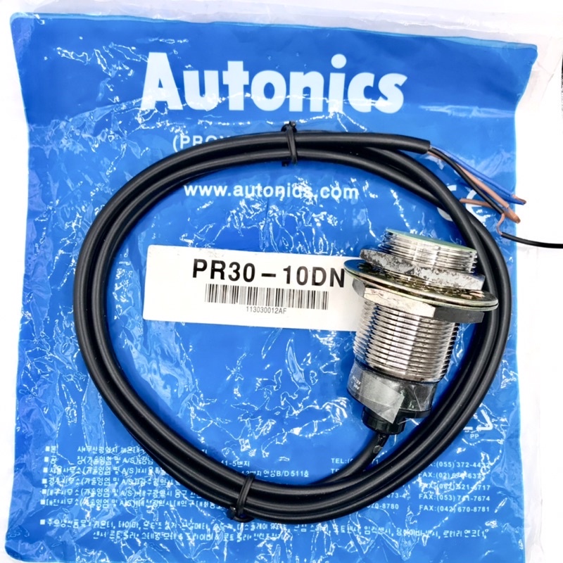 Sensor PR30-10DN(Autonics) Sensor PRoximity Switeh NPN NO 3สาย เกลียว ...