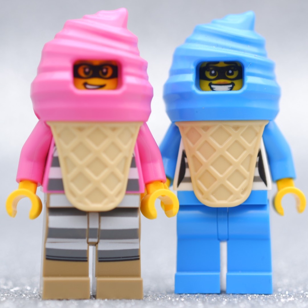 LEGO Crook Ice Cream Blue + Pink POLICE TOWN & CITY - LEGO® Minifigures ...