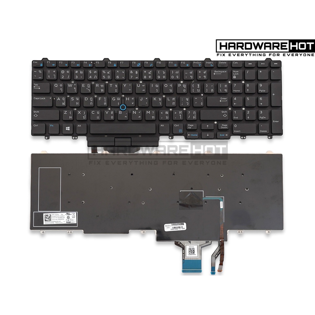 KEYBOARD DELL LATITUDE E5550 TH-EN (KEYBOARD DELL) | Shopee Thailand