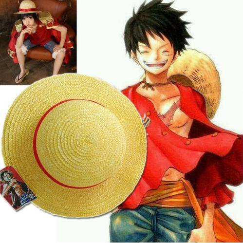 ๑One Piece Luffy Straw Hat สไตล์เดียวกัน Rojoba Ace หมวกคาวบอย Anime ...