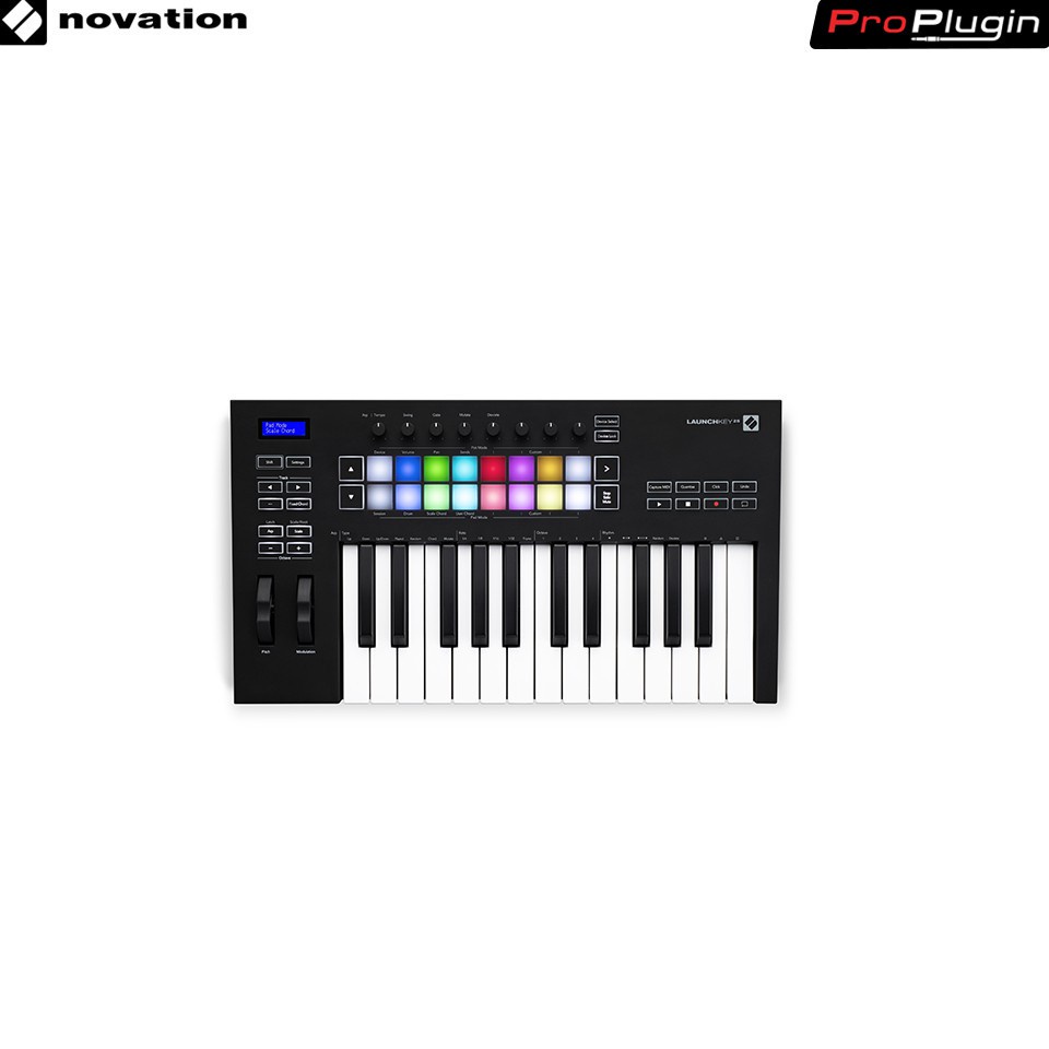 Novation LAUNCHKEY25MK3 มิดี้คีย์บอร์ดใบ้ 25 Key แบบ USB Midi Keyboard Controller (ProPlugin ...