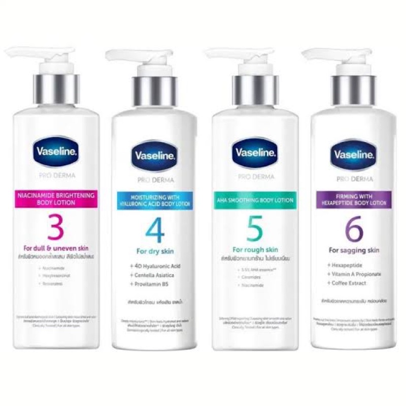 เติมของแล้ว Vaseline Pro Derma 4 สูตร 250 มล. แท้10000%จากช้อป | Shopee ...