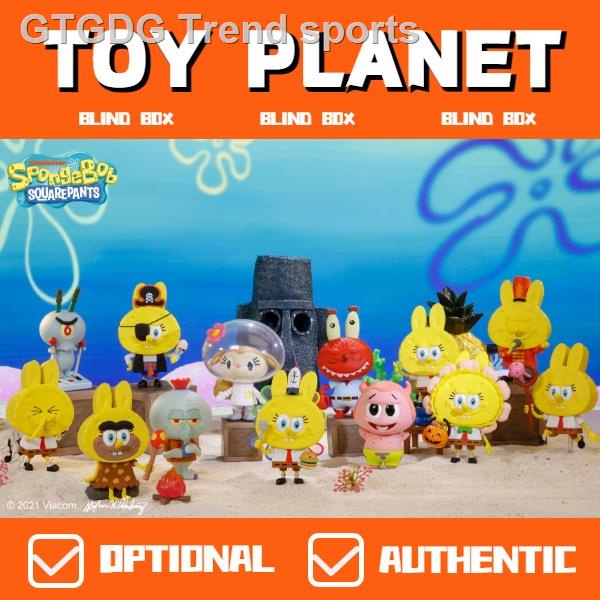 [TOY PLANET] Labubu X SpongeBob Series Blind Box ZIMOMO POPMART Cute ...