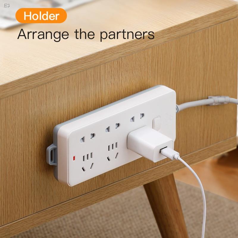 Wall-Mounted Sticker Punch-free Plug Fixer Home Self-Adhesive Socket ...