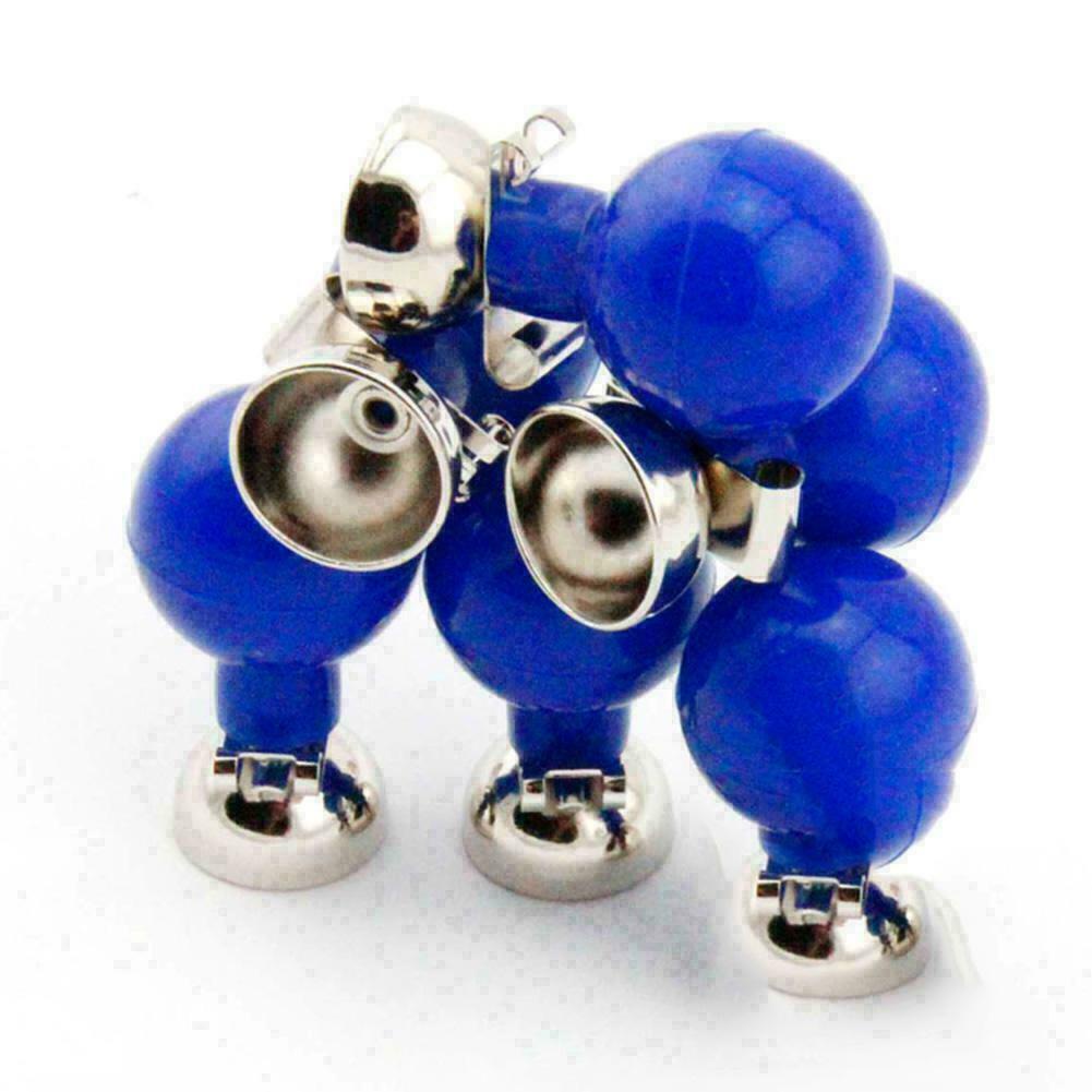 ♈ 6pcs Nickel-Plated Chest Suction Cup Bulb ECG/EKG Ball Electrode Easy ...