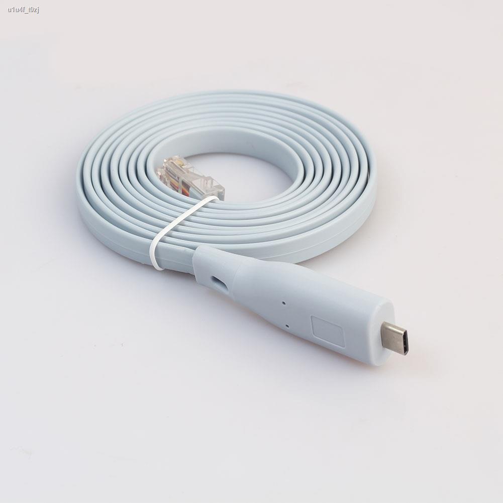 ♪Pi 6ft USB Type C RS232 to RJ45 Adapter Flat Console Cable for Cisco ...