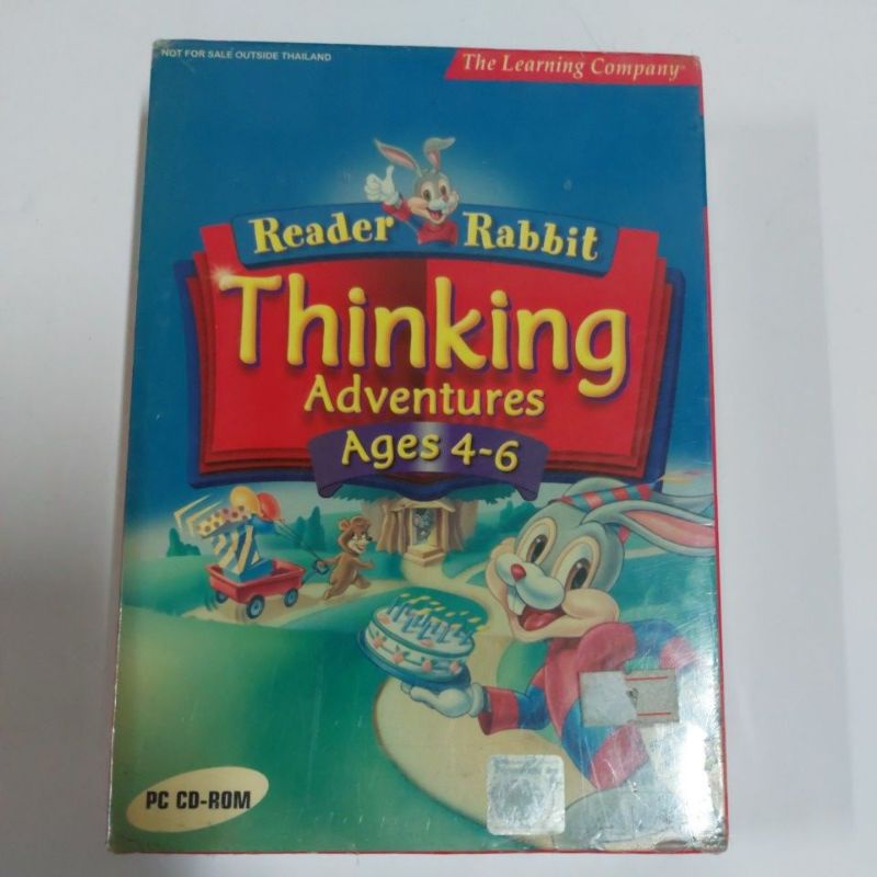 เกมส์เพื่อการเรียนรู้ PC Reader Rabbit Thinking Adventures แผ่นแท้ สินค้ามือ1เหมาะสำหรับสะสม ...