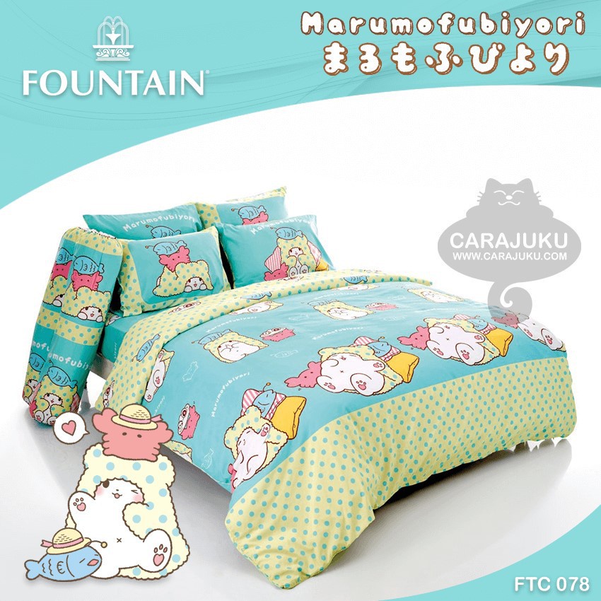 FOUNTAIN ชุดผ้าปูที่นอน+ผ้านวม ม็อปปุ Marumofubiyori Moppu FTC078 ...