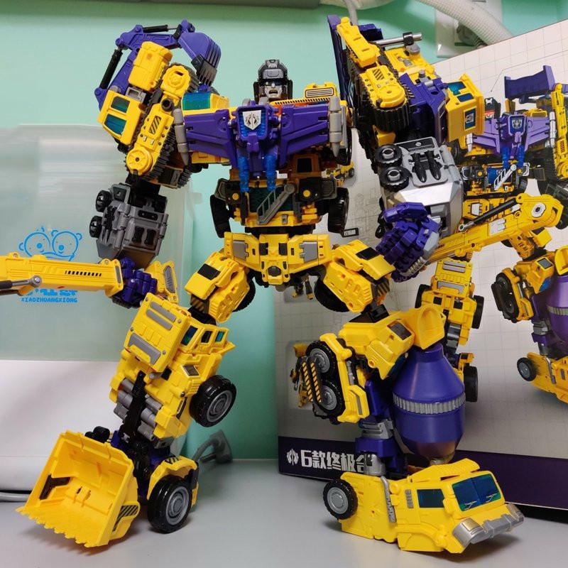 NBK 6 IN 1 Oversize 45CM Transformation Toy Devastator Robot Action ...
