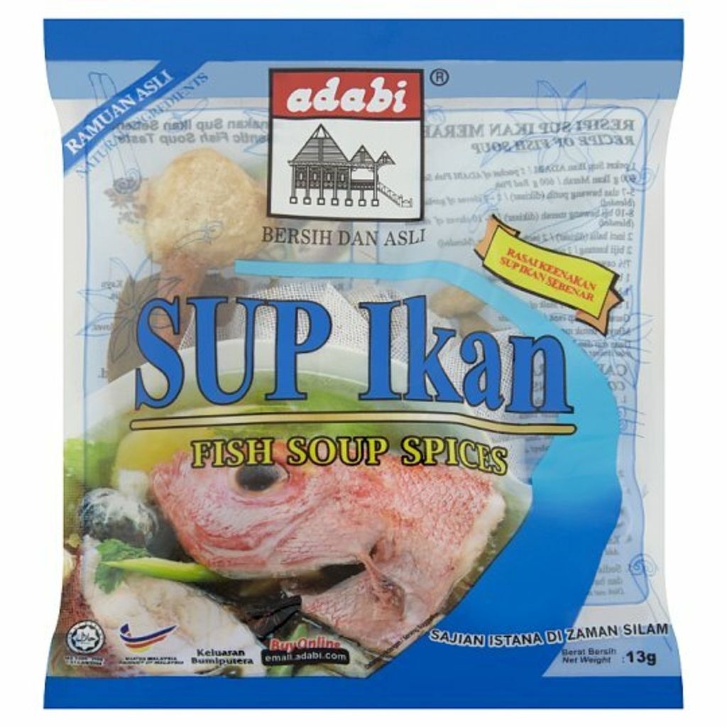 10 Packs ADABI Rempah Sup Ikan ซุปปลาเครื่องเทศ | Shopee Thailand