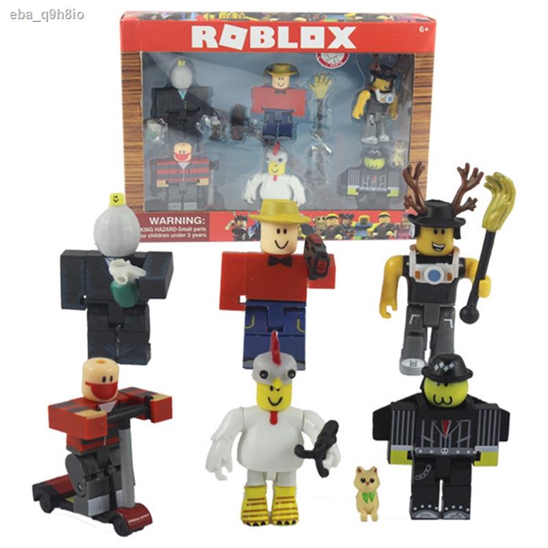 Roblox Building Blocks 6 Figures + Weapons Grandmaster Dolls Virtual ...