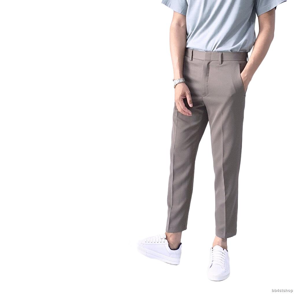 เตรียมจัดส่งbb4stshopTHE ANKLE SLACKs 2 Slim Fit ทรงกระบอกเล็ก | Shopee ...