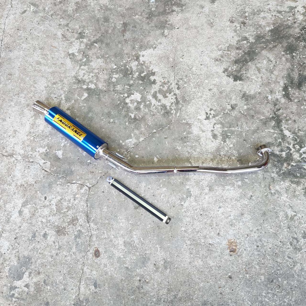 ท่อสูตร เอ็นดูร้าน สีน้ำเงิน ใส่เวฟ100 , เวฟ100s , สปาร์ค , สแมช , ดรีม ...