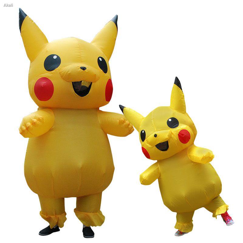 【Ready stock!!!】Inflatable Pokemon Pikachu Costume Kids Suit Party ...