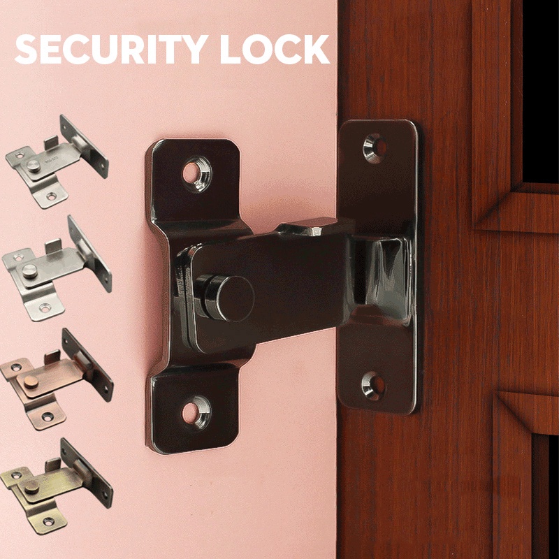 90 Degree Buckle Flip Door Latch 304 Stainless Steel Right Angle Slide ...