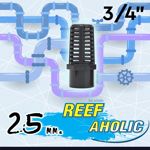 Reef-Aholic Flowcolour Thread and Spigot Screen 20 - 50 mm ตะแกรงกั้นปลายท่อแบบเกลียว และแบบสอด ...