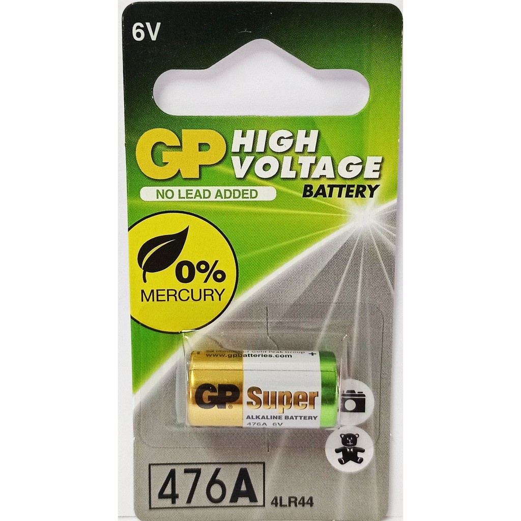 ถ่านอัลคาไลน์ GP 476A (4LR44) 6V แพค 1 ก้อน ออกใบกำกับภาษีได้ | Shopee ...