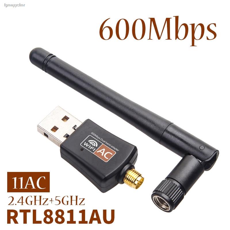 WiFi USB WiFi Ethernet Dongle 600Mbps 5Ghz LAN Adapter WiFi USB Antenna ...