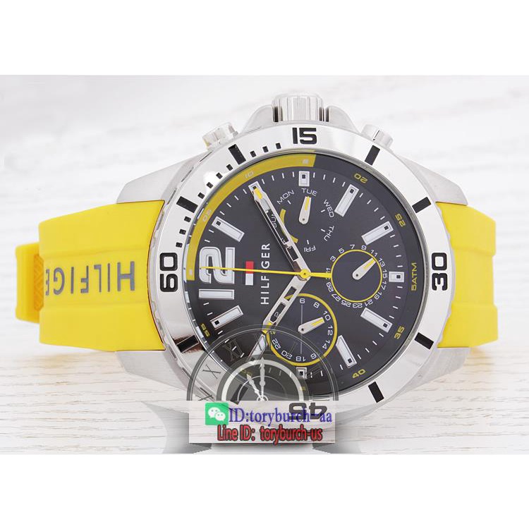 TOMMY HILFIGER versatile calender runway watch men's casual quartz ...