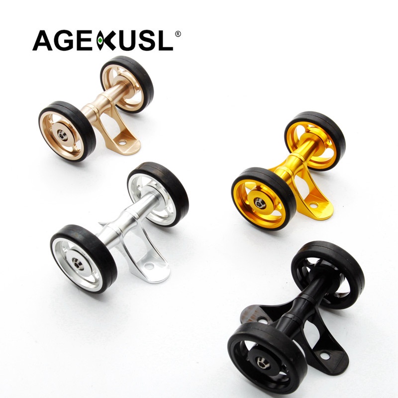 ACEOFFIX Bike Mudguard Wheel Easy Wheels Mud Guards Roller 39Mm Use For ...