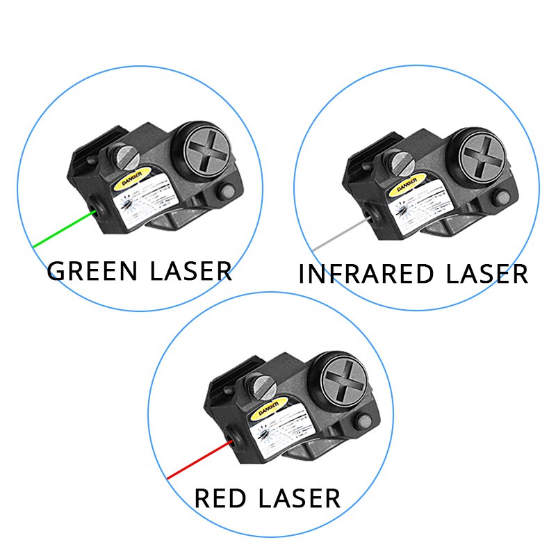 Subcompact Pistol Infrared Red Dot Laser Gun Sight for Glock Self ...