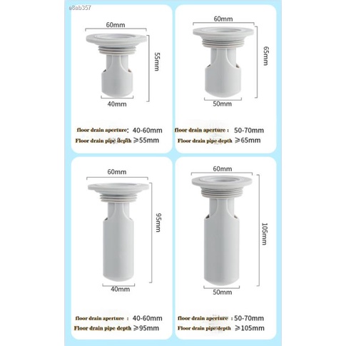 Floor Drain Deodorizer Sewer Deodorant Silicone Seal Plug Bathroom ...