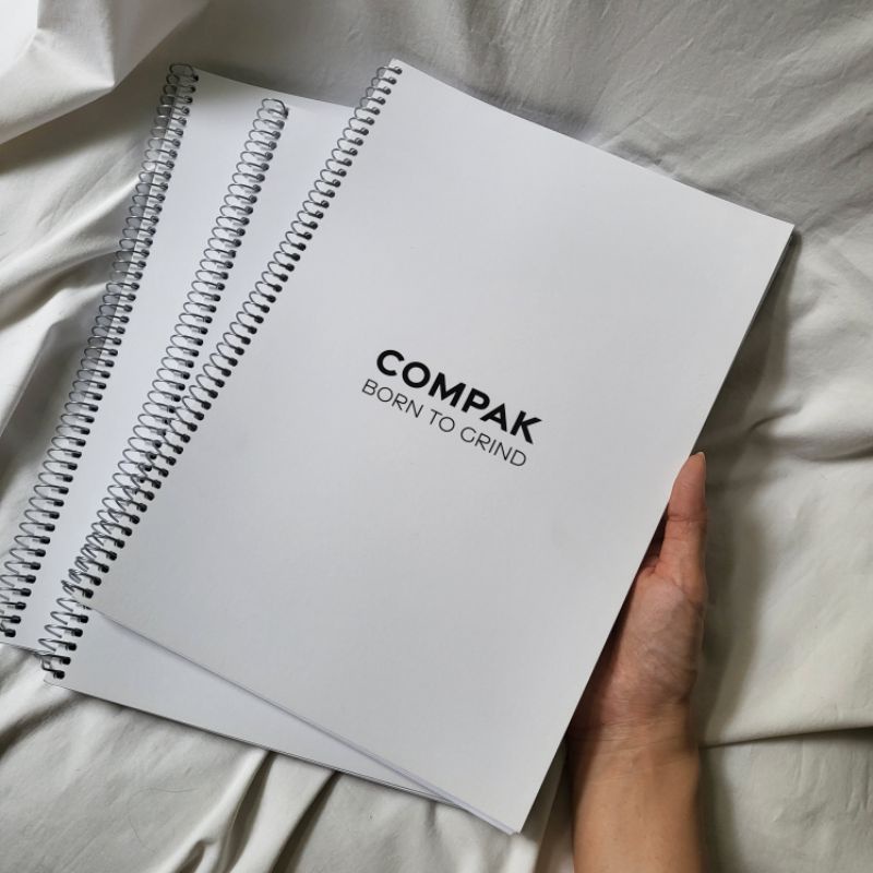 Compack Born to grind notebook สมุดจด A4 มีกริด ฉีกได้ สมุดโน๊ต ...