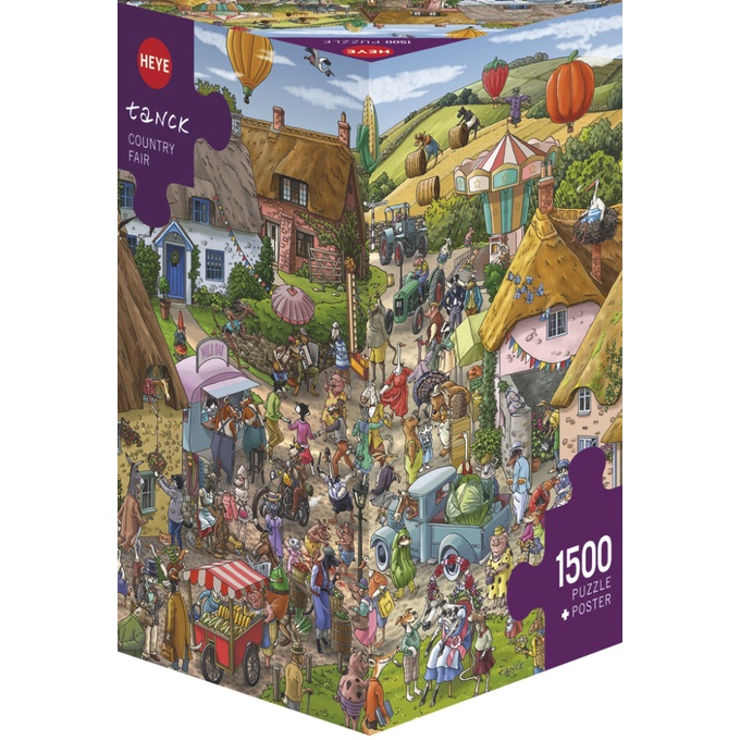 [สินค้าพรีออเดอร์] Heye Country Fair jigsaw puzzle จิ๊กซอว์นำเข้า 1500 ...