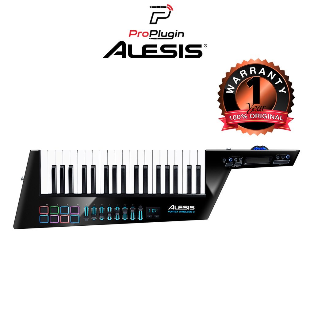 Alesis Vortex Wireless2 Wireless USB/MIDI Keytar Controller (ProPlugin ...