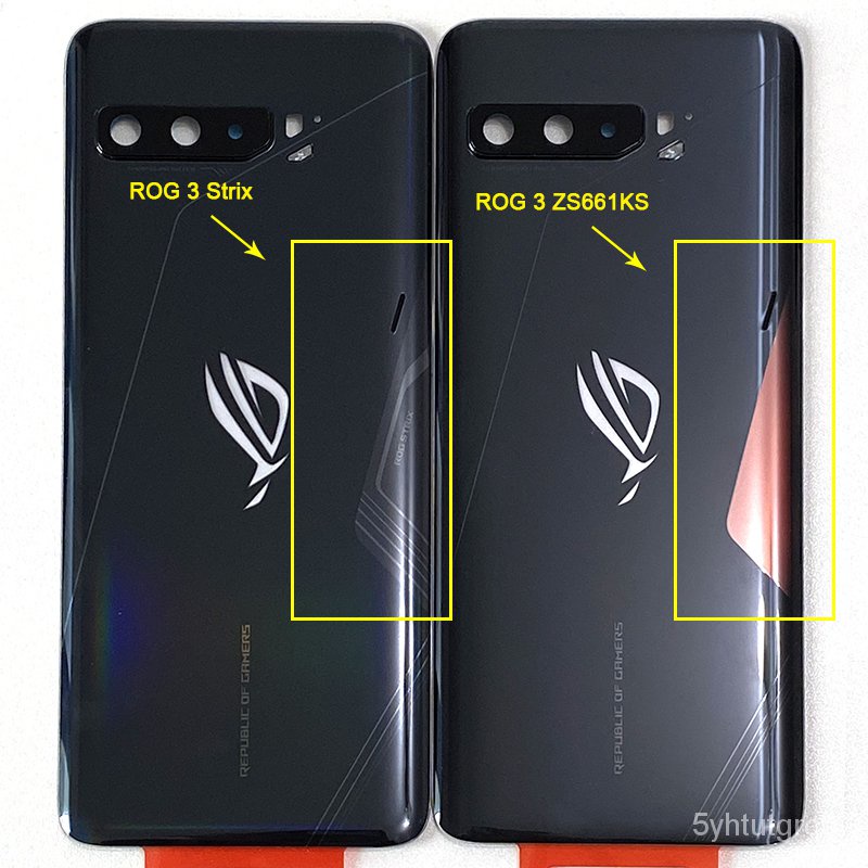 6.59 "; ต้นฉบับสำหรับ Asus ROG 3 ROG โทรศัพท์3 ZS661KS Strix ปกหลังกล้องกรอบเลนส์3เมตรสติ๊กเกอร์ ...