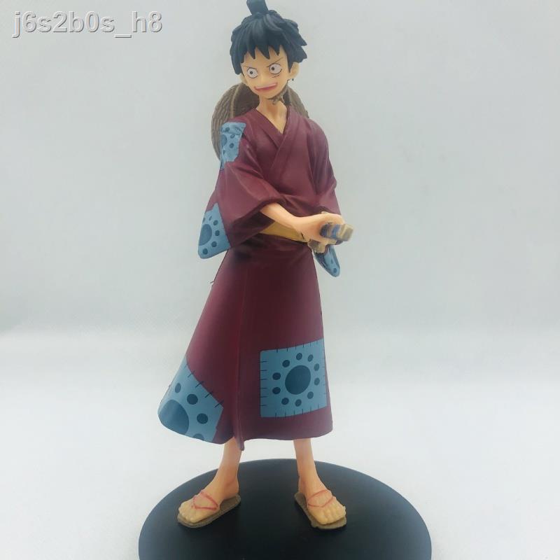 One Piece and Country Kimono Luffy Samurai Standing Posture Anime ...