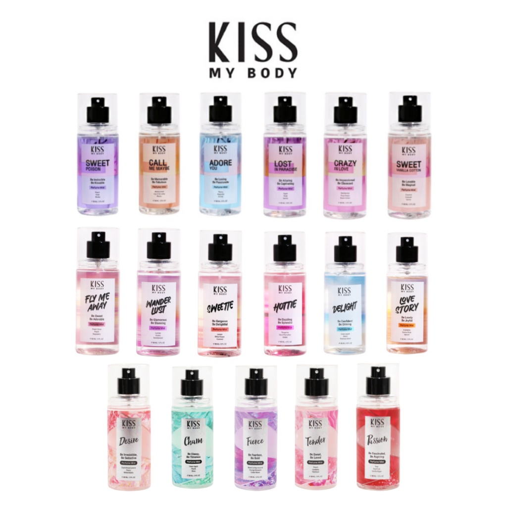 [น้ำหอม 26 กลิ่น] Kiss My Body น้ำหอม Body Mist & Genderless EDT ...