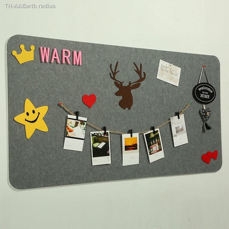 Nordic style felt photo wall memo board felt board art board decorative ...