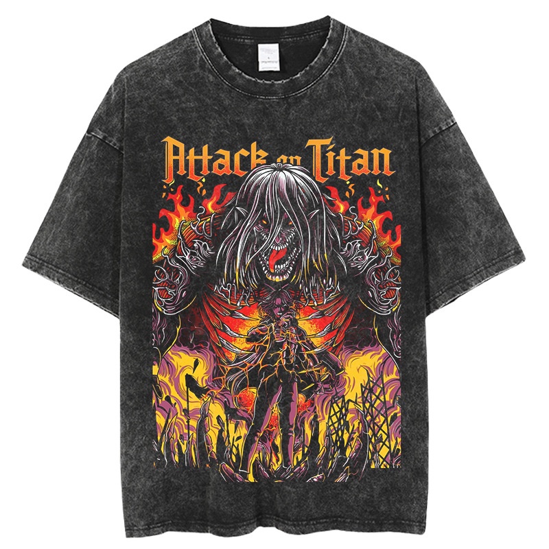 KR899เสื้อสตรีทโครตหล่อเท่ห์ลายใหม่โครตหล่อเท่ห์ค้าบบผ้าcottonสีเทาดำ ...