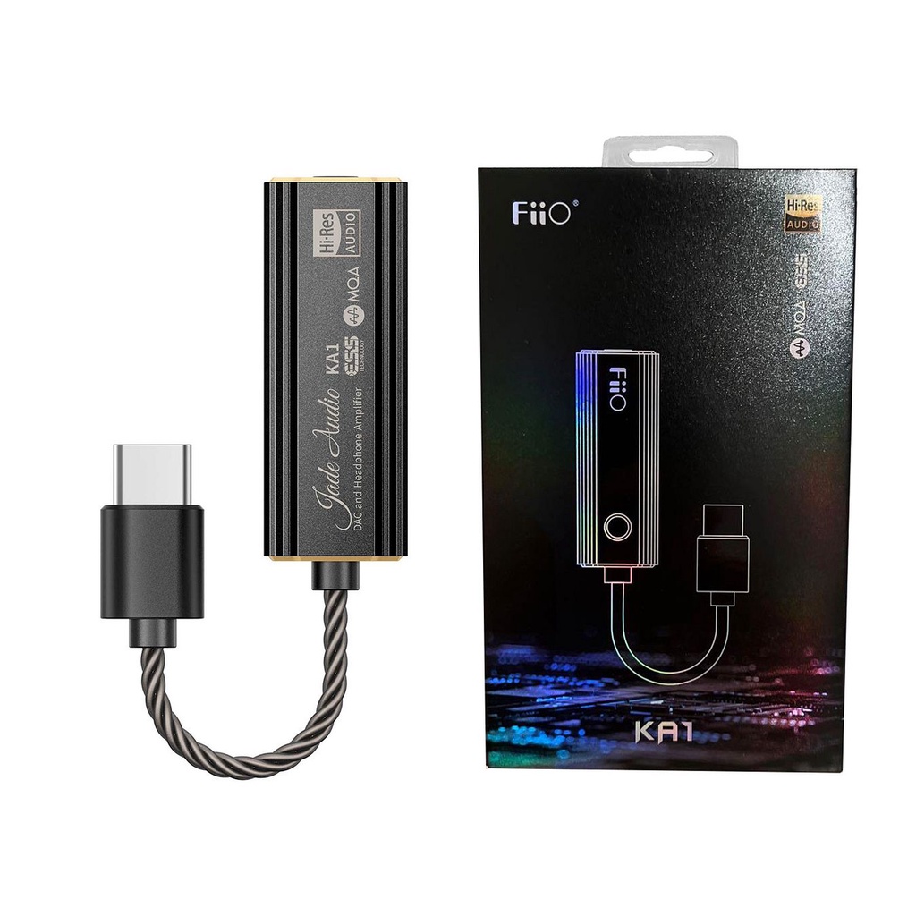 FiiO KA1 Compact DAC and Headphone Amplifier (USB Type-C) for Android, iOS, PC, Mac | Shopee ...