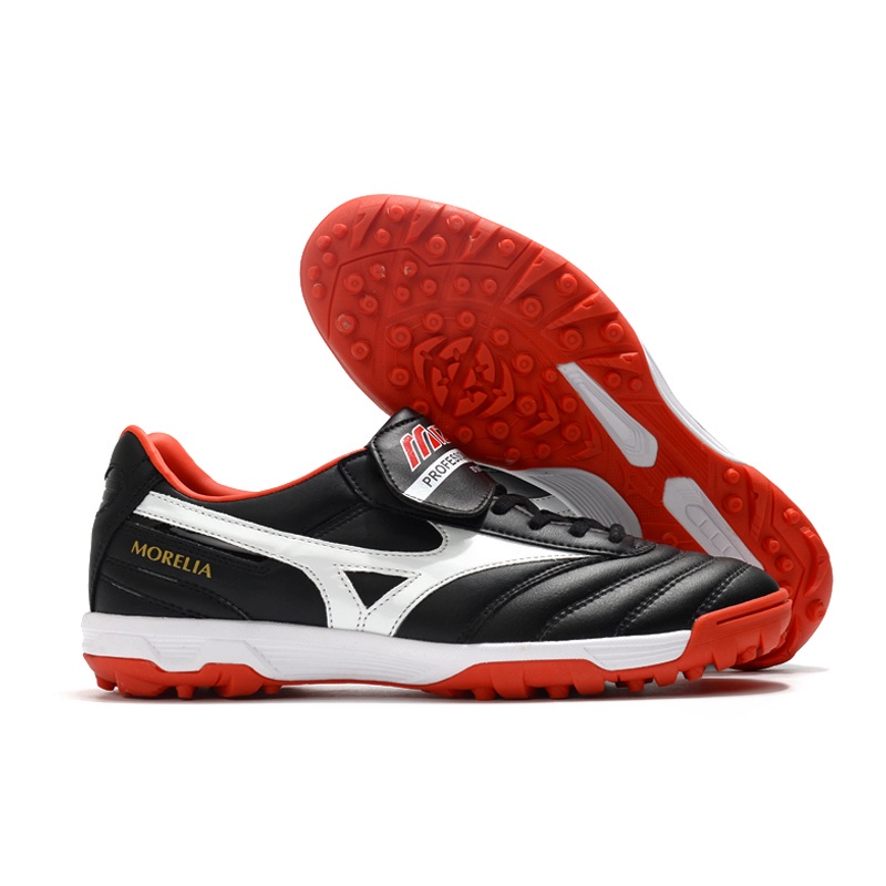 Mizuno Premium MD Grass Nail MORELIA II AS/TF เล็บปลอม หนังจิงโจ้ สีดํา ...