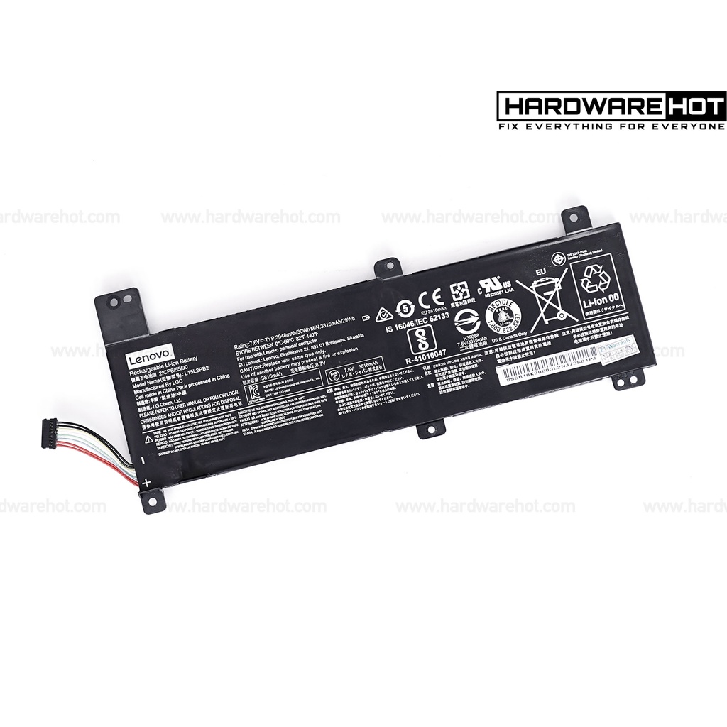 แบตเตอรี่ ของแท้ L15L2PB2 LENOVO 310-14ISK 510-15IKB (ORIGINAL_BATTERY ...