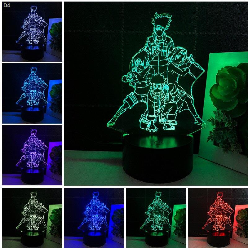 TAKARA TOMY Naruto 3d Led Night Light Third Squad Kakashi Sasuke Naruto ...