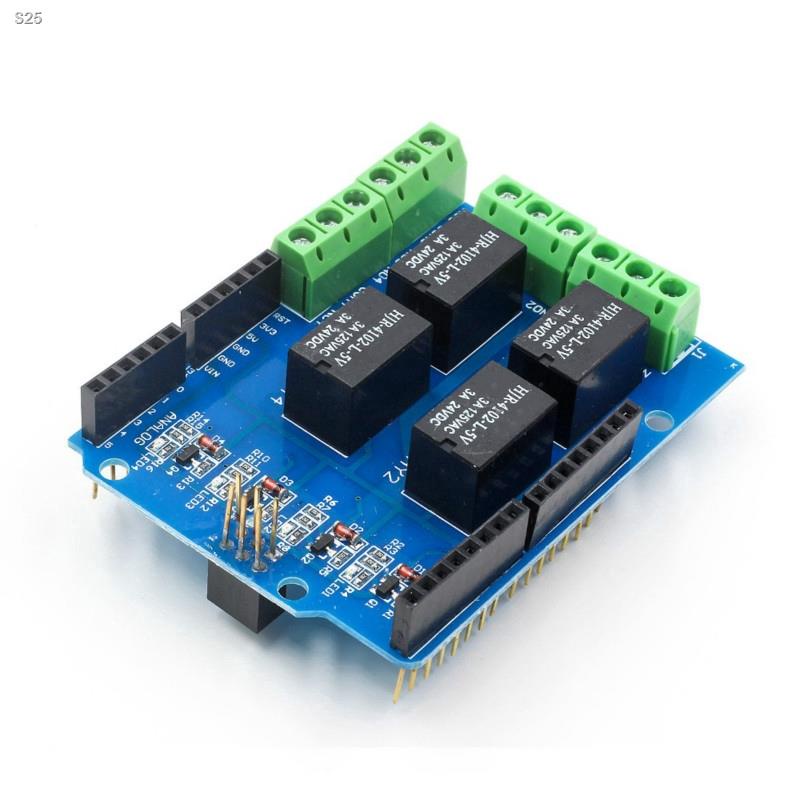 4 channel 5v relay shield module, Four channel relay control board ...