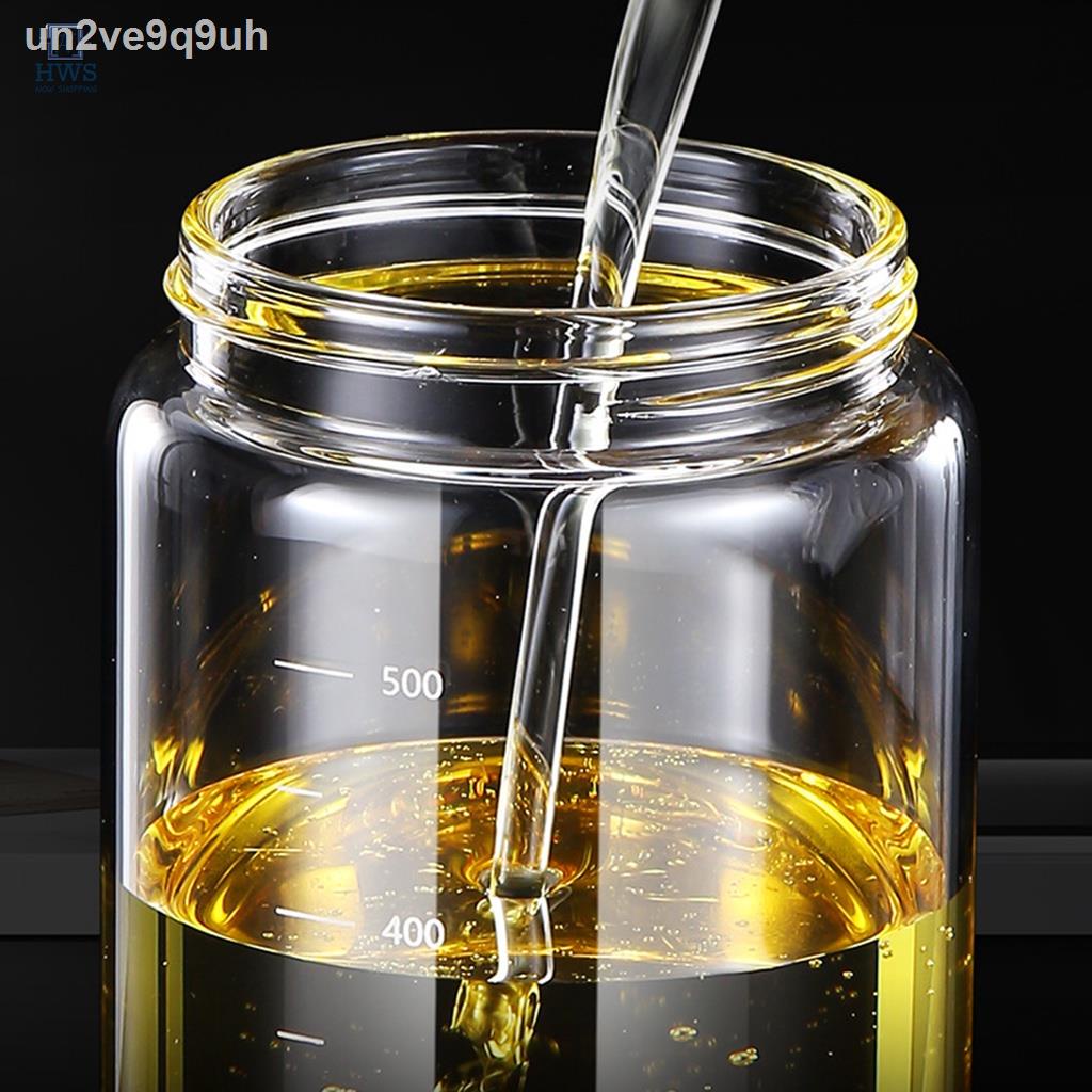 Glass Transparent Large Cooking Oil Bottles Glass Material ...